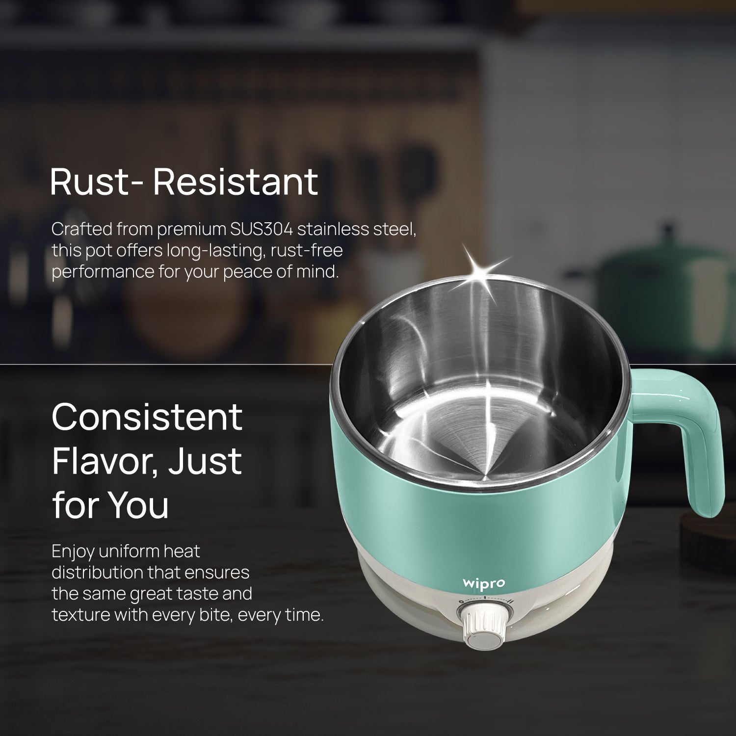 Buy Multi Cooker Kettle With 1.5L For Smart Cooking | Wipro